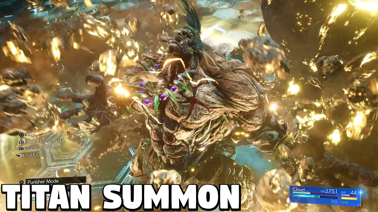 Final Fantasy 7 Rebirth - Titan Summon - YouTube