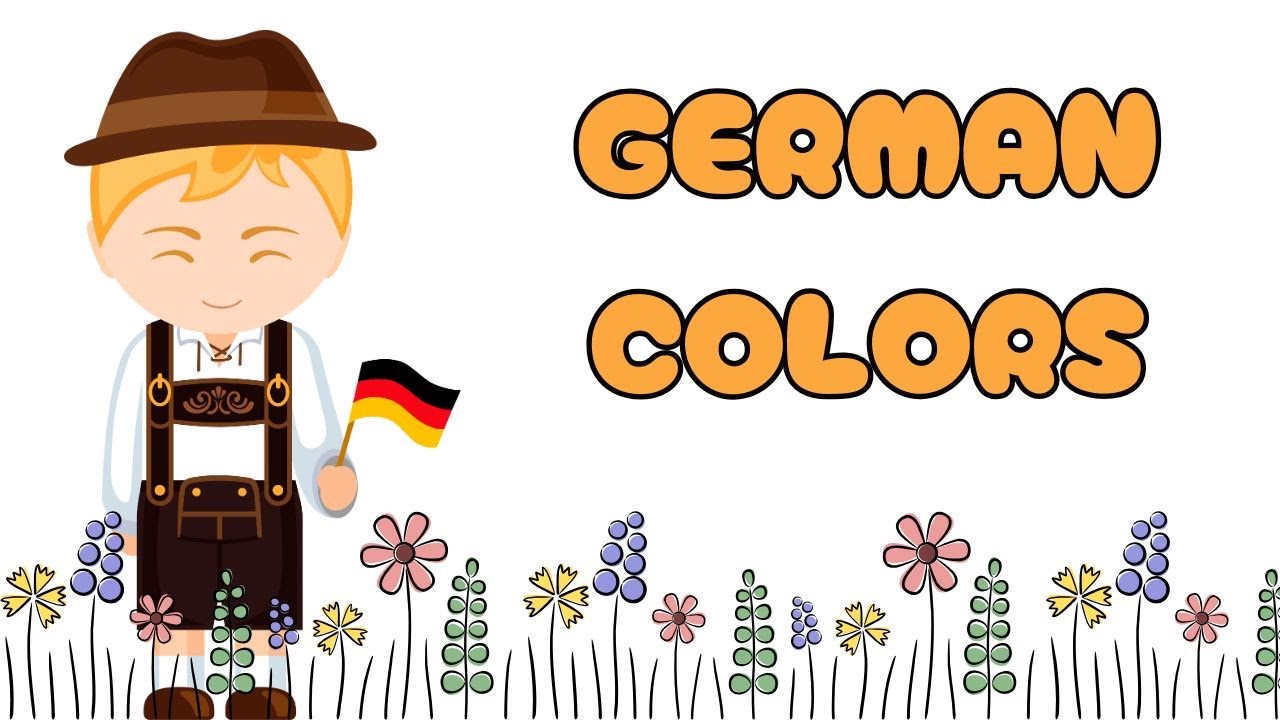 KIDS LEARN GERMAN | GERMAN FOR BEGINNERS | Lesson #4 The Colors in ...