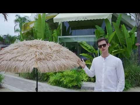 Unveiling the Enchanting Straw Tiki Umbrella: Embrace Tropical Vibes ...