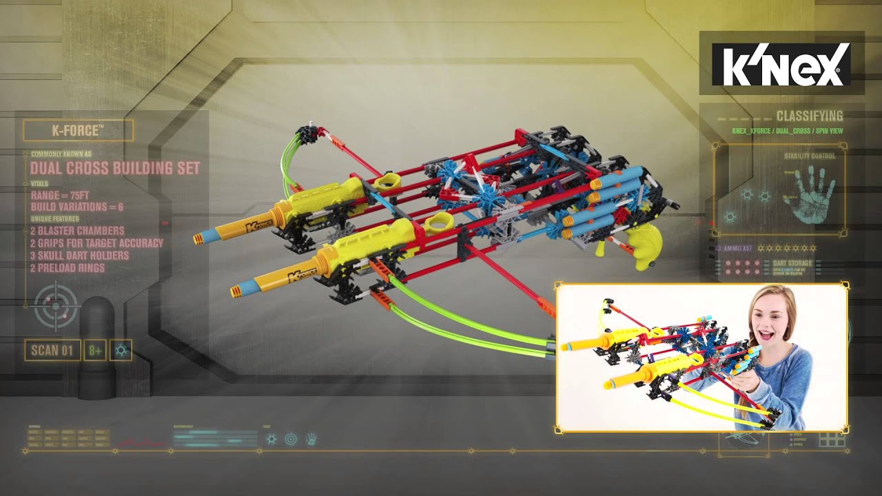 Knex K Force Dual Cross Blaster - YouTube