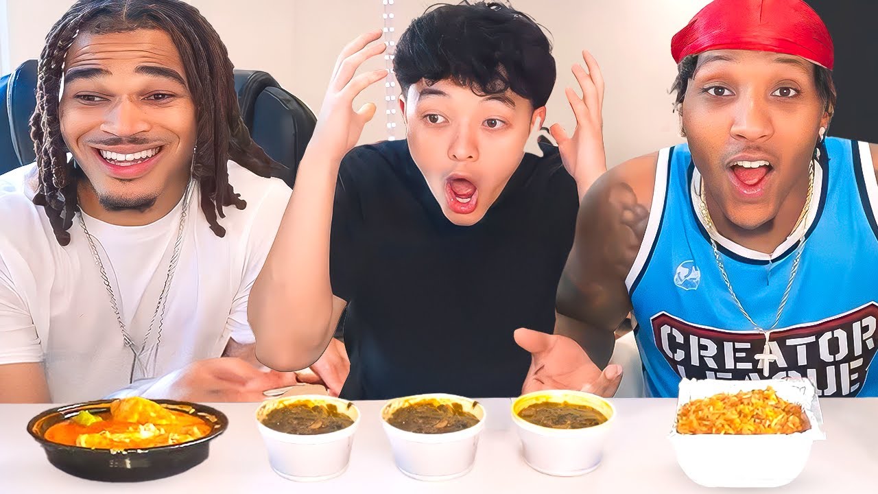 FaZe Tries AFRICAN Food For FIRST Time.. - YouTube