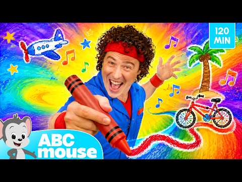 🎨 Draw, Dance & Imagine! 🌈 | 2-Hours of Movement, Imagination & Learning for Kids | ABCmouse