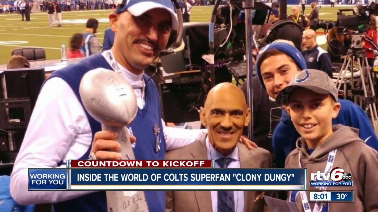 Inside the world of Colts superfan 'Clony Dungy' - YouTube