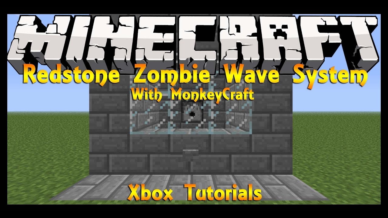 Minecraft Xbox and PC(Zombie Wave System Tutorial) - YouTube