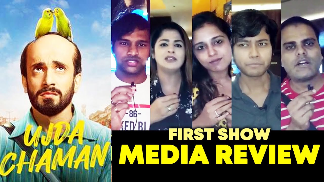 Ujda Chaman Movie | Media Review | First Show | Sunny Singh, Maanvi ...
