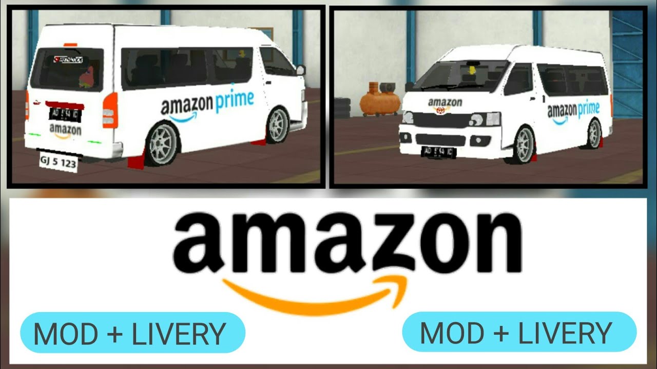 Amazone van in bussid \\ MOD + Livery \\ Download \\ Gaming World ...