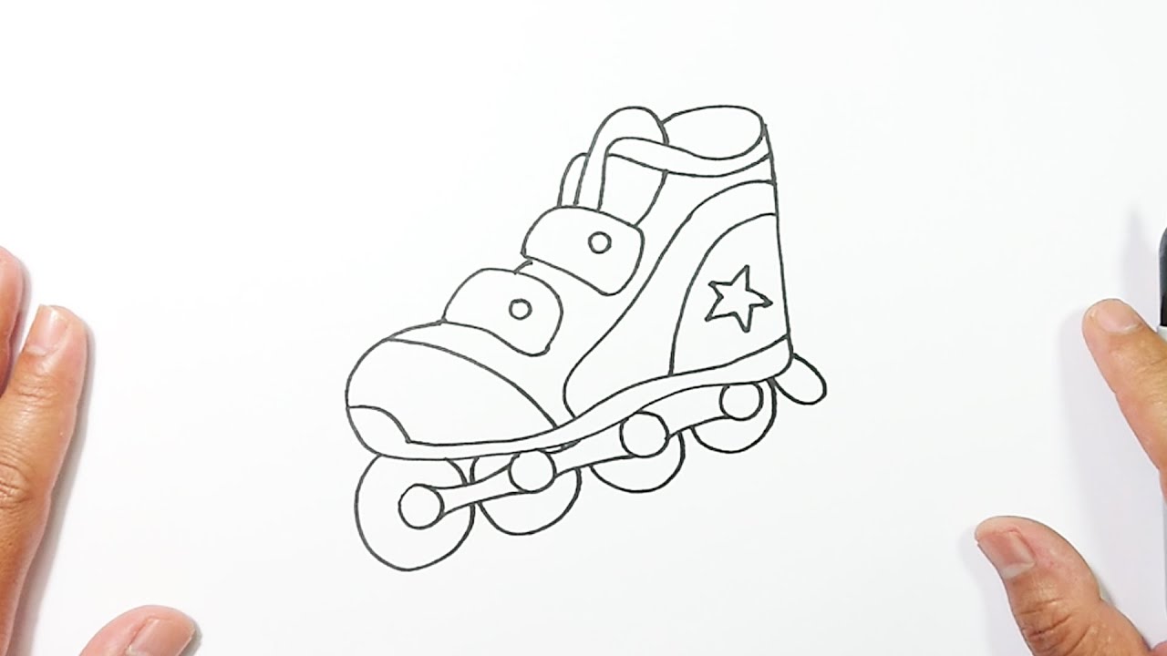 How To Draw Skates | Drawing Lesson | Step by Step - YouTube