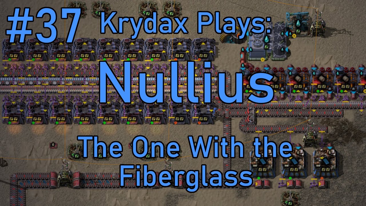 Factorio Nullius #37 - Fiberglass is Made from Glass Fibers??? - YouTube