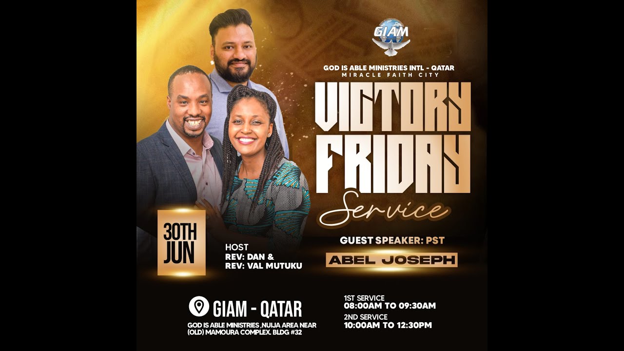 VICTORY FRIDAY SERVICE - WORSHIP - PST. ABEL JOSEPH | 30th JUN 2023 ...