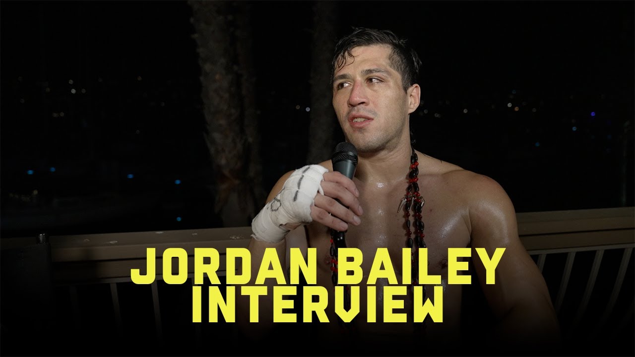 Jordan Bailey: CW 143 post-fight interview - YouTube