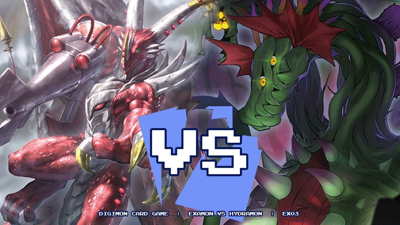 Digimon Card Game | Examon Vs Hydramon | EX3 - YouTube
