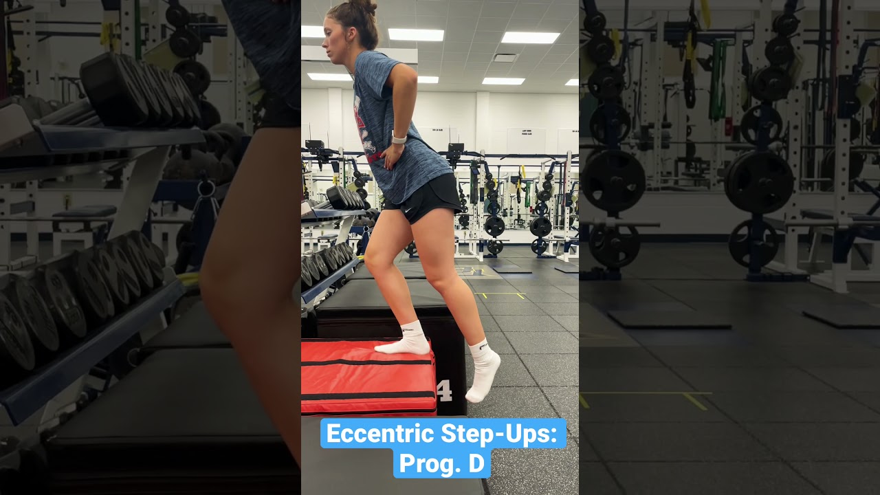 Eccentric Step-Ups: Prog. D - YouTube