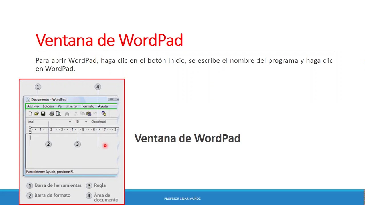 Introduccion a WordPad - YouTube
