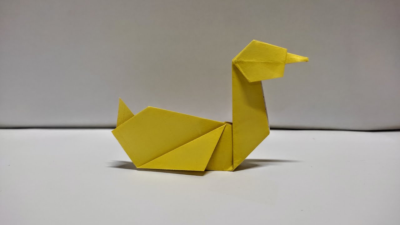 Origami Duck Easy - How To Make A Paper Origami Duck Easy - Origami ...