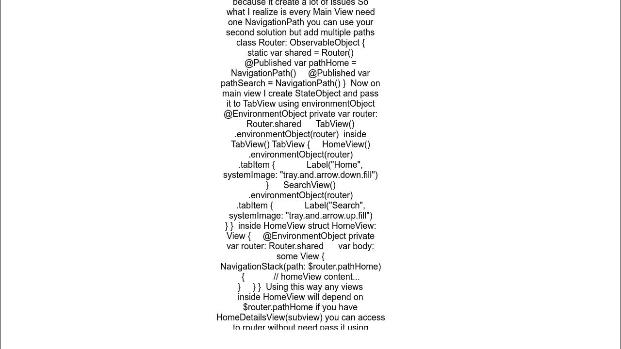 Where to place global NavigationPath in SwiftUI - YouTube