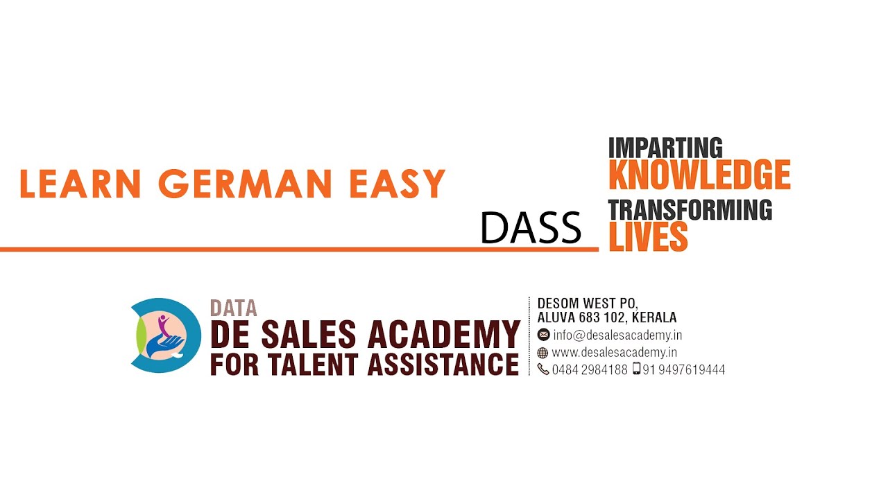 106 DASS SATZ: Usage of Dass in German: German Language Course A2 Level ...