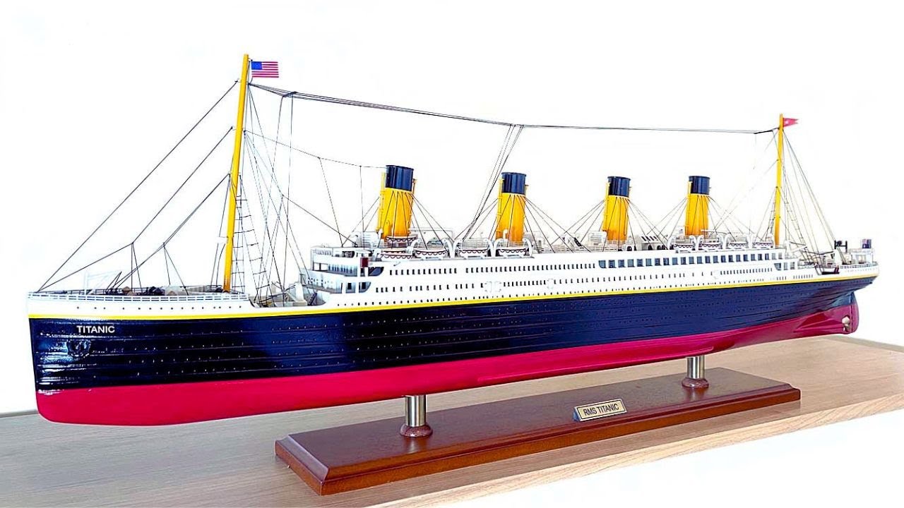 Titanic Large Scale Ship Model - YouTube