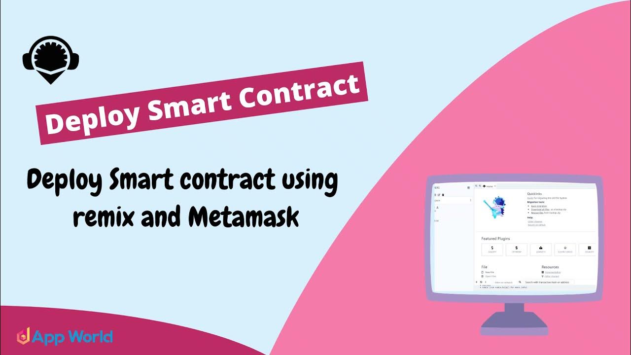 How to deploy smart contract using Remix IDE and Metamask - YouTube