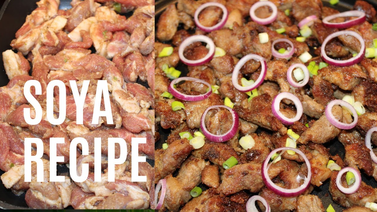 An Easy Way To Pan Grill Your Soya | Pork Soya Recipe | Easy Recipe ...