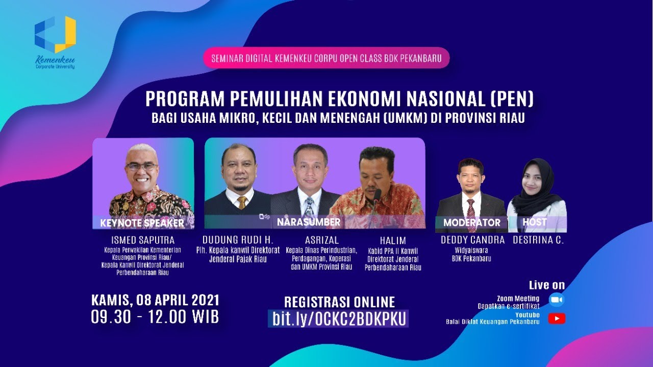 PROGRAM PEMULIHAN EKONOMI NASIONAL (PEN) BAGI USAHA MIKRO, KECIL DAN ...