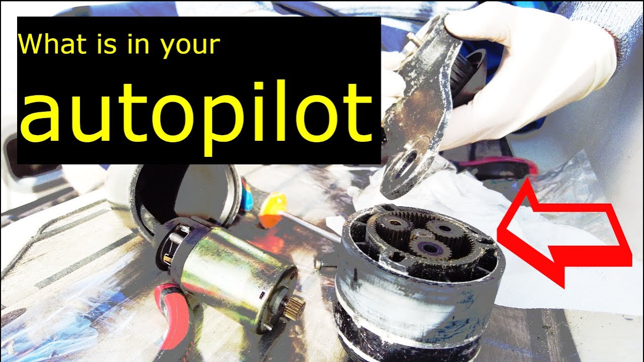 Autohelm autopilot service and repair. - YouTube