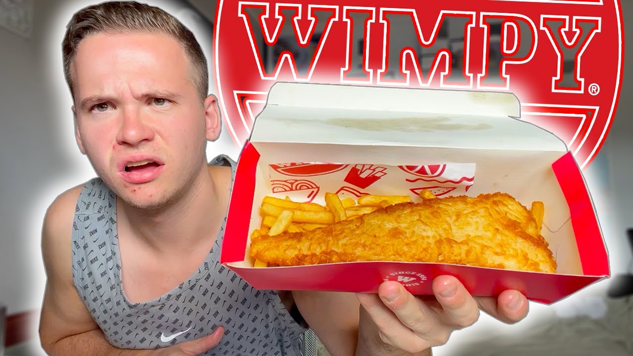 FROZEN FISH? | Eating Wimpy's FISH & CHIPS + BEANS!! 🇬🇧🐟🍟 (dead) - YouTube