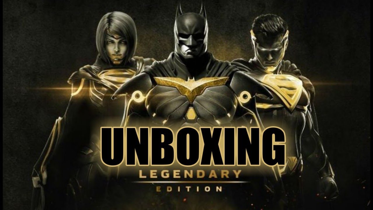 Injustice 2 Legendary Edition UNBOXING! (GOLD EDITION) - YouTube