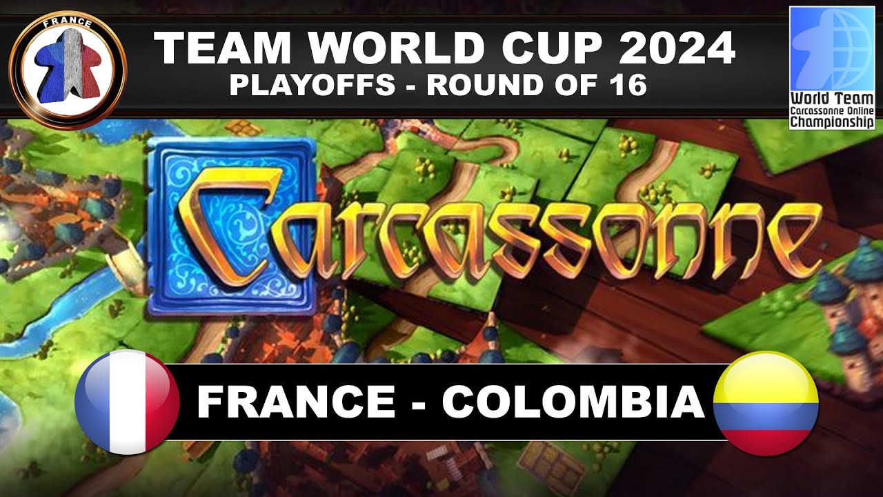 [FR] - CARCASSONNE - WORLD CUP 2024 (WCOC) - FRANCE vs COLOMBIA (round of 16th)💠 - YouTube