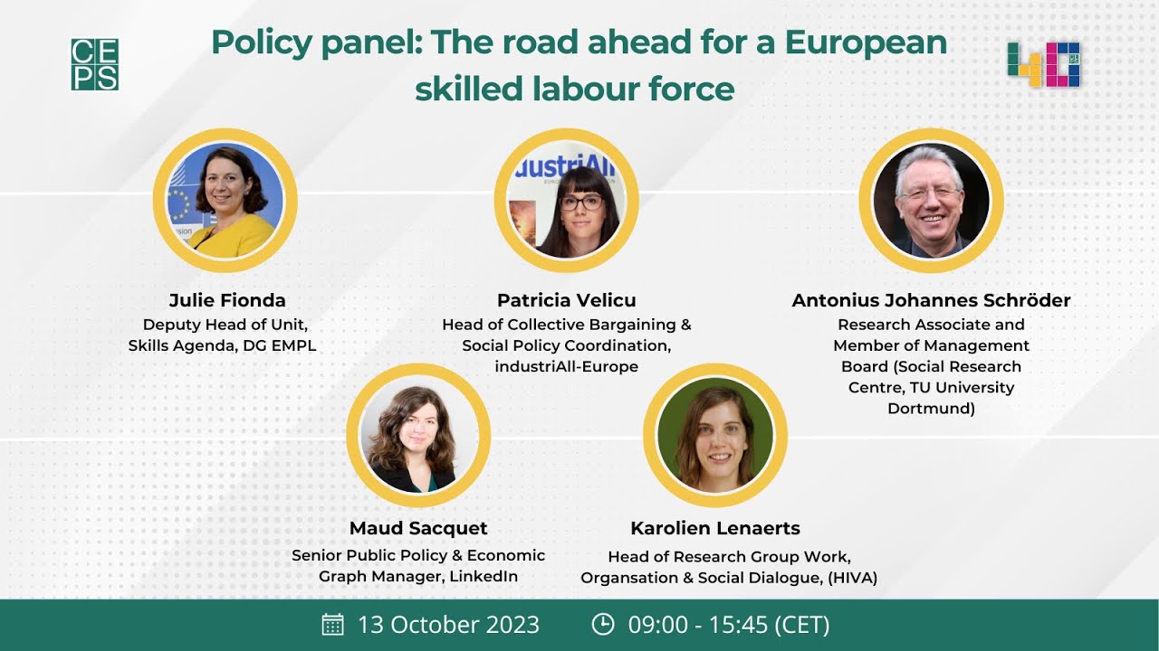 Iskill Final Conference - Policy panel: The road ahead for a European ...
