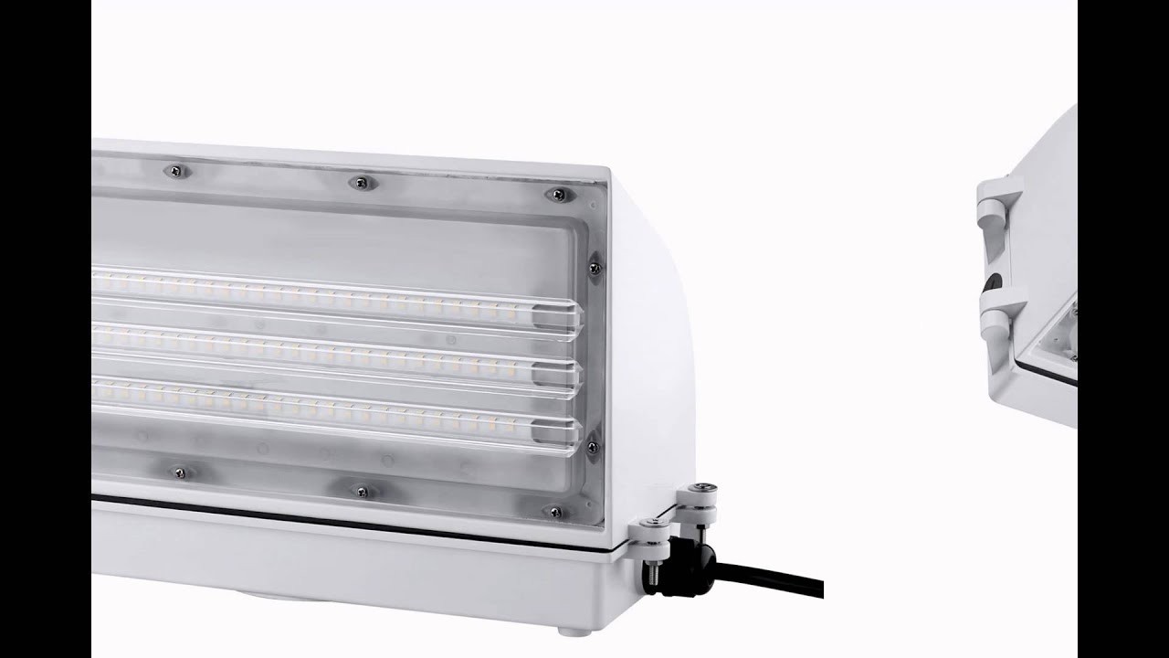 LED FULL CUT OFF WALL PACK LIGHT - YouTube