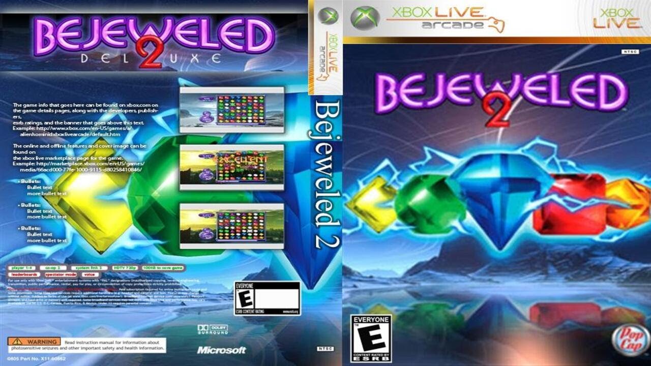 Bejeweled 2 (2004) - Full Gameplay | XBOX 360 ARCADE | UHD | 4K | - YouTube