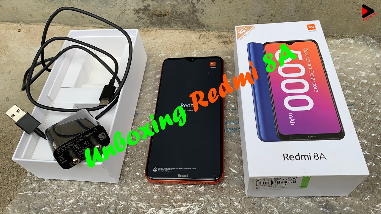 Unboxing Redmi 8A Sunset Red - YouTube
