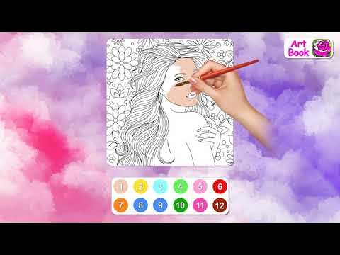 Art Book Paint Color by Number - YouTube
