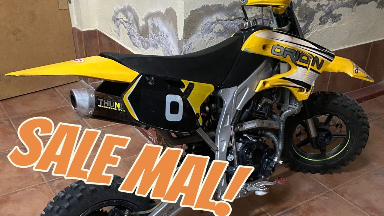 PRUEBA DE MANEJO PITBIKE ORION! 250cc 4T - YouTube