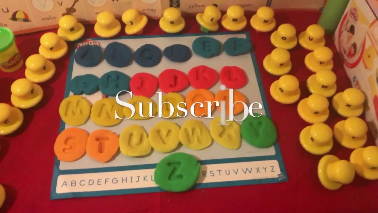 Learning ABC’s With Play-Doh!!! - YouTube