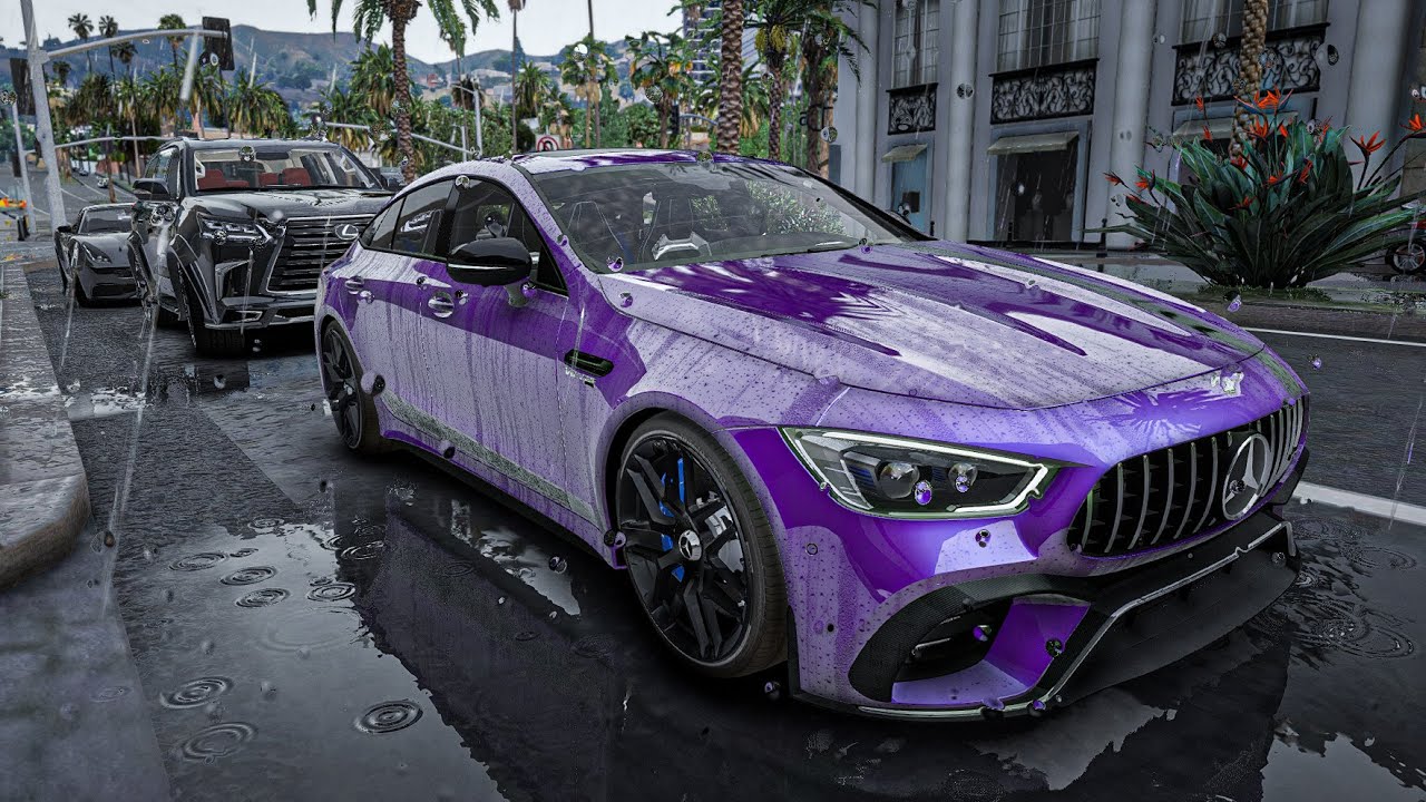 GTA 5 Maxed Out With Realistic Rain And Photorealistic Graphics Mod ...