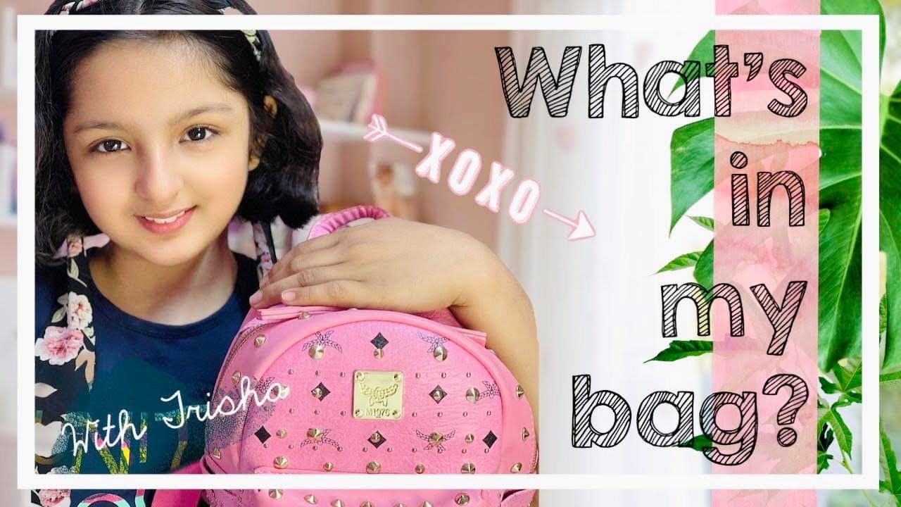 What's in my bag? Kids Version | What's inside Kids Bag?its me trisha ...
