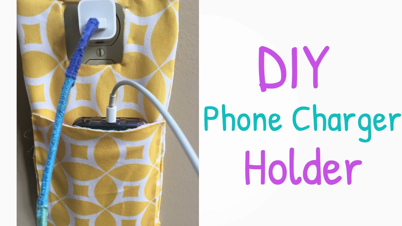 DIY Phone Charger Holder! - YouTube