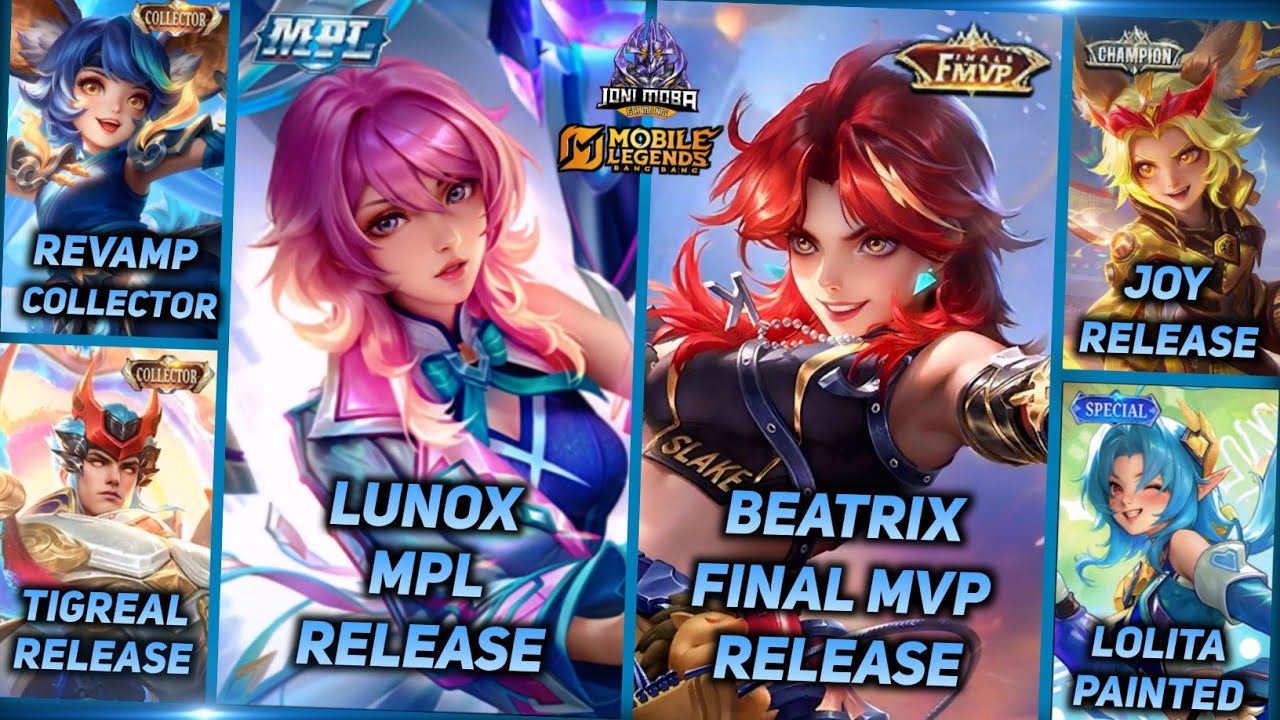BEATRIX SKIN FINAL MVP, REVAMPED NANA COLLECTOR, JOY SKIN CHAMPION ...