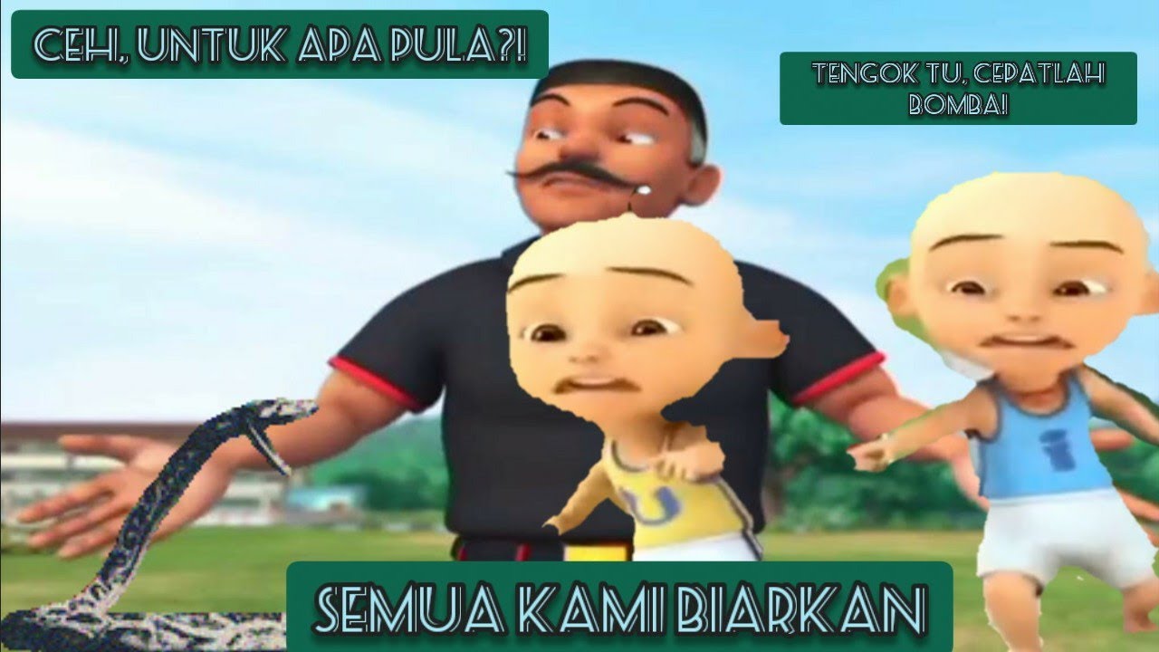 Upin & Ipin - Petugas Bomba/Pemadam Kebakaran yang Tidak Niat Kerja ...