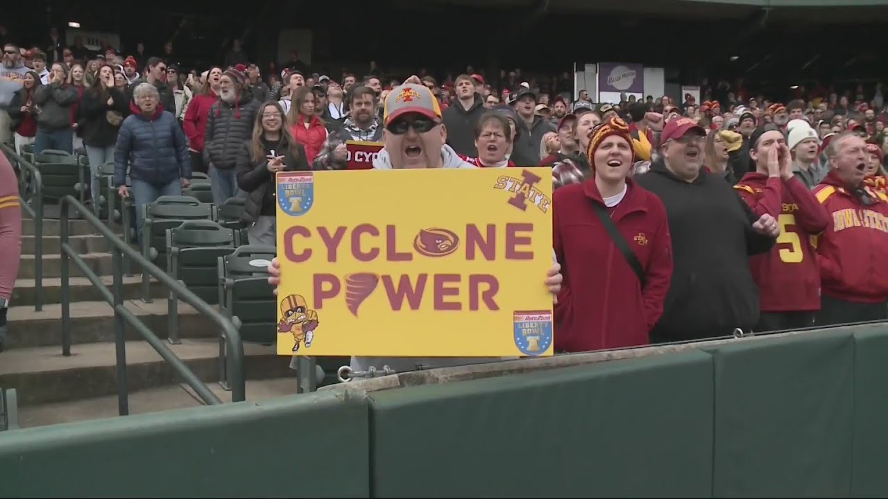 Cyclone fans right at home in Memphis for Liberty Bowl - YouTube