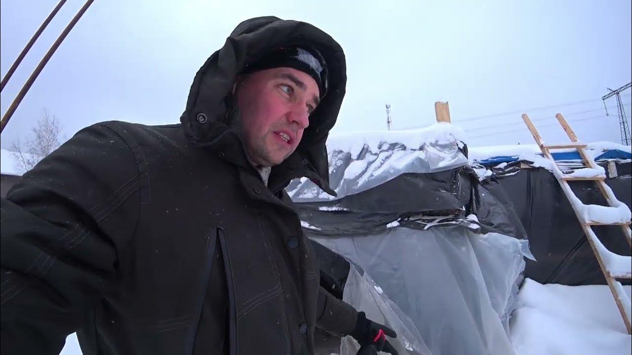 Проверка результата зимнего бетонирования - прочность бетона - YouTube