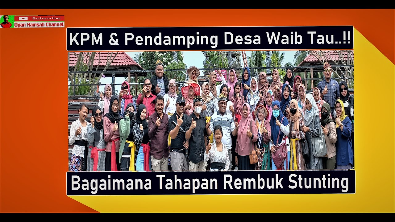Rembuk Stunting di Desa - Tahapan dan Langkah Fasilitasi - YouTube