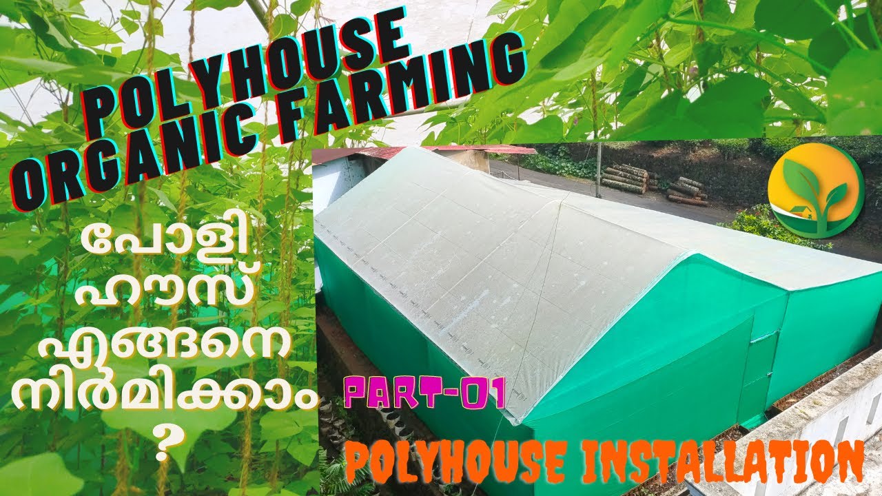 POLYHOUSE based ORGANIC FARMING | പോളി ഹൗസ് ജൈവ കൃഷി | PART-01 ...