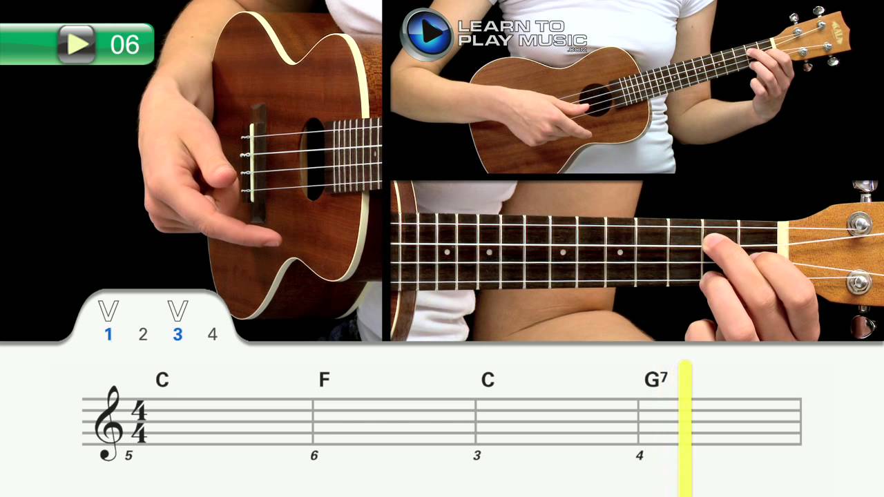 Ex006 How to Play Ukulele - Ukulele Lessons for Beginners - YouTube