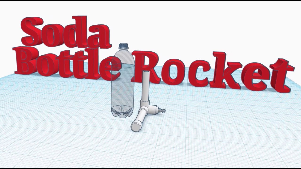 Soda Bottle Rocket (Air Compressor Powered) - YouTube