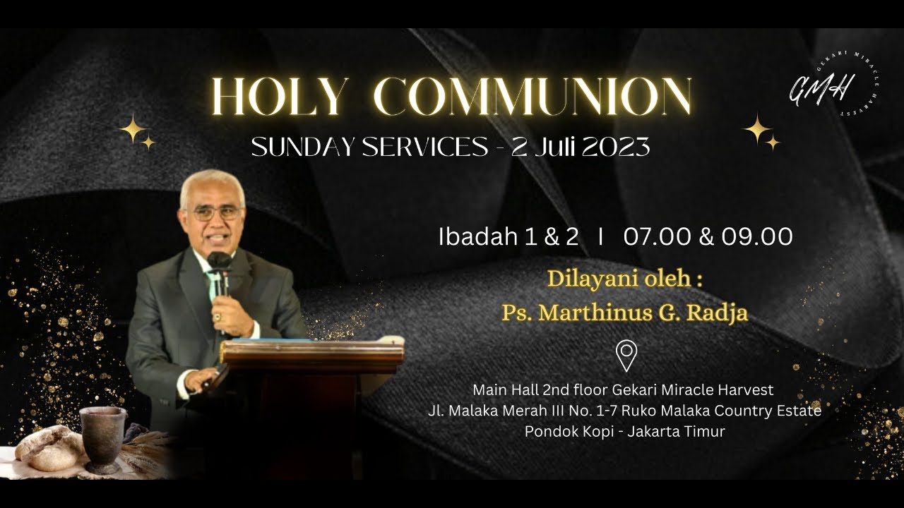 Ibadah Minggu 2 Juli 2023 I Dilayani oleh Ps. Marthinus G. Radja - YouTube