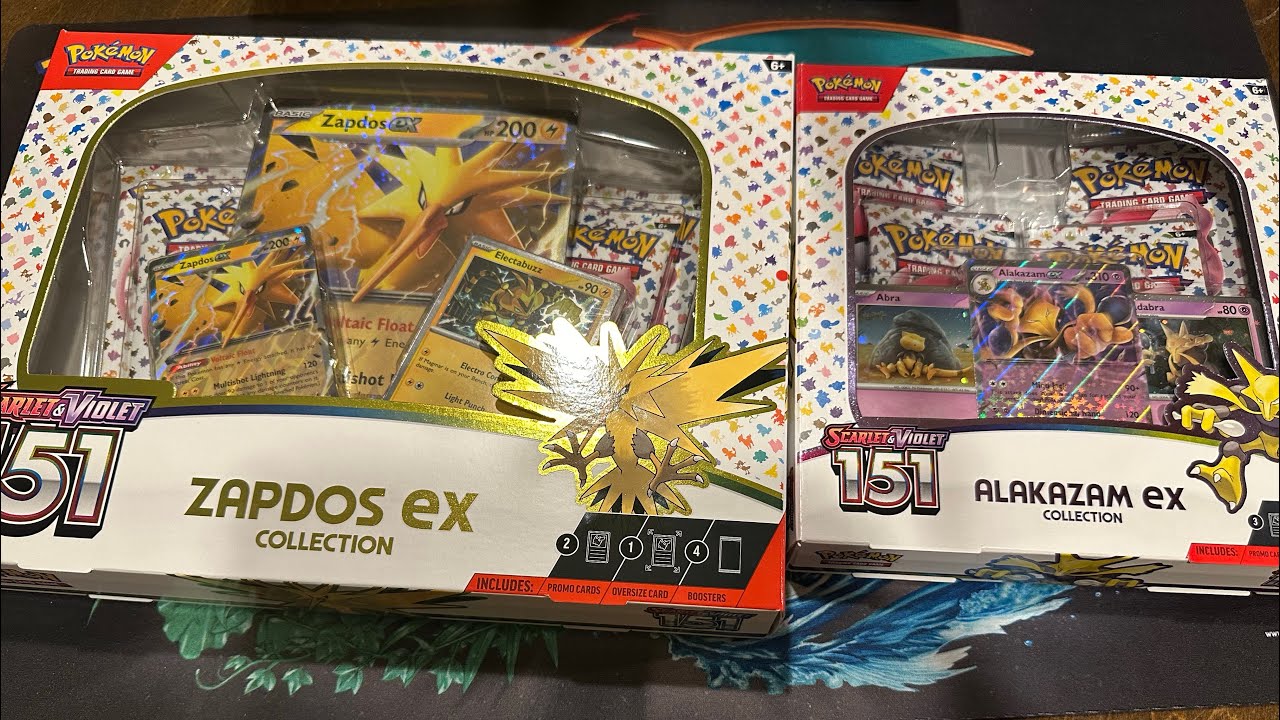 Opening 2 Pokémon 151 collection boxes! - YouTube