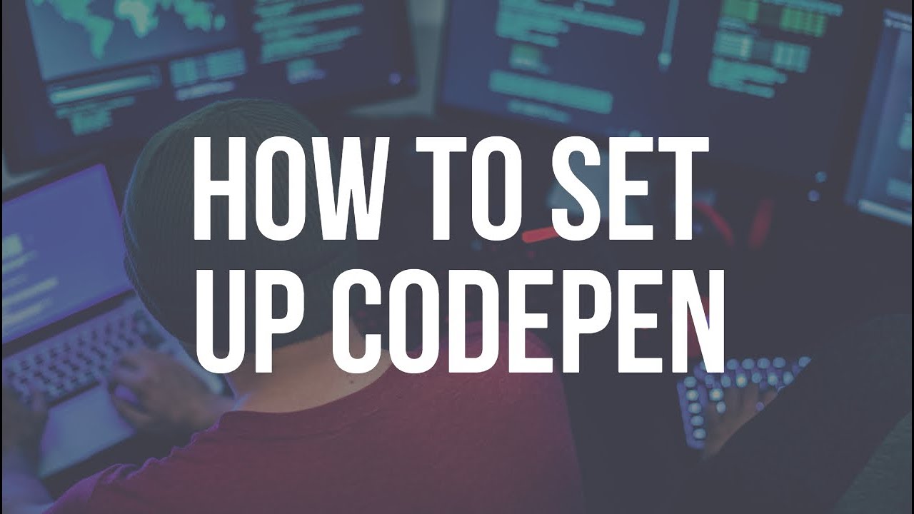Setting Up Codepen For Javascript Course Youtube