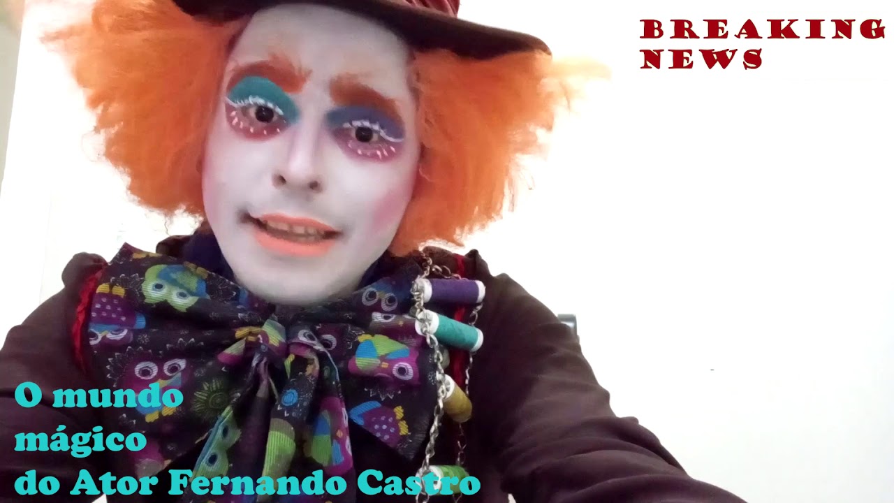 Vida de artista o mundo mágico do ator Fernando Castro. - YouTube